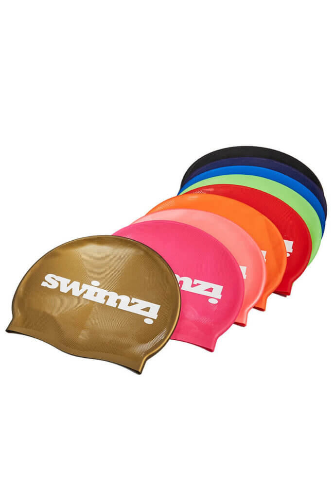 Black Union Jack - Swim Cap | Swimzi